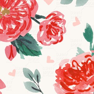 Valentines Day Digital Paper, Valentine Seamless Pattern, Digital Paper ...