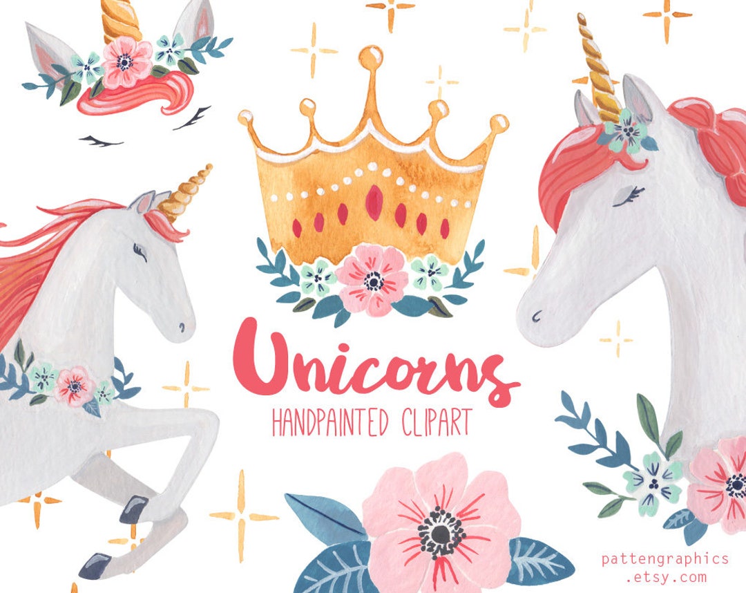 Watercolor Unicorn Clipart | Unicorn Clip Art - Unicorn Face Clipart ...