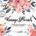 Watercolor Flower Clipart, Hand-painted Florals, Roses, and Bouquets in ...