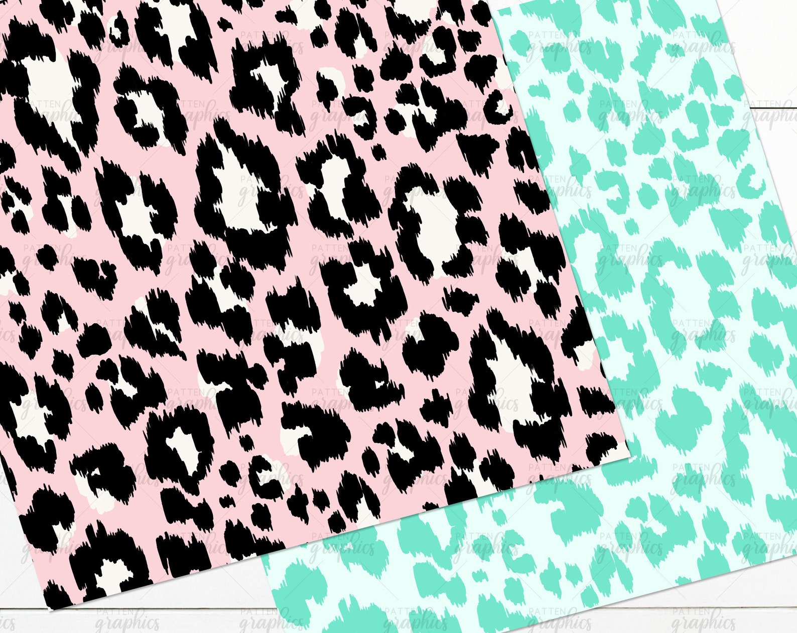Leopard Digital Paper Cheetah Pattern Digital Repeatable - Etsy