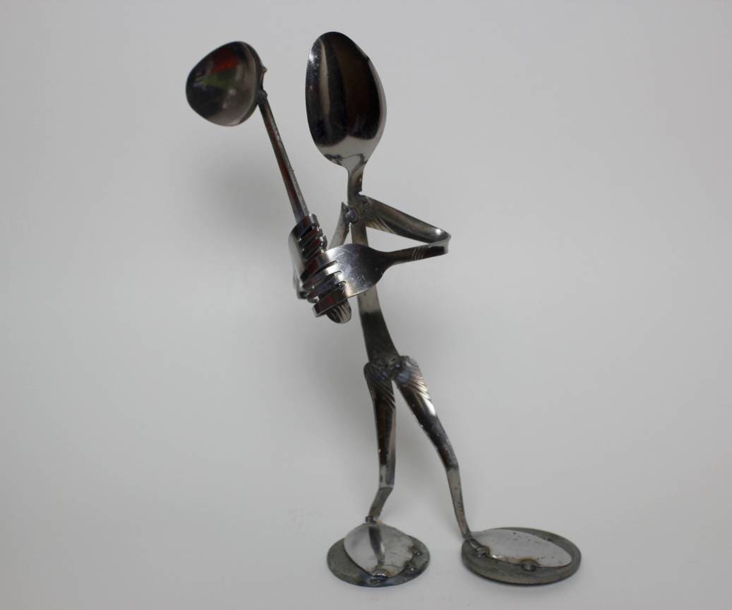Silverware Golfer - Etsy