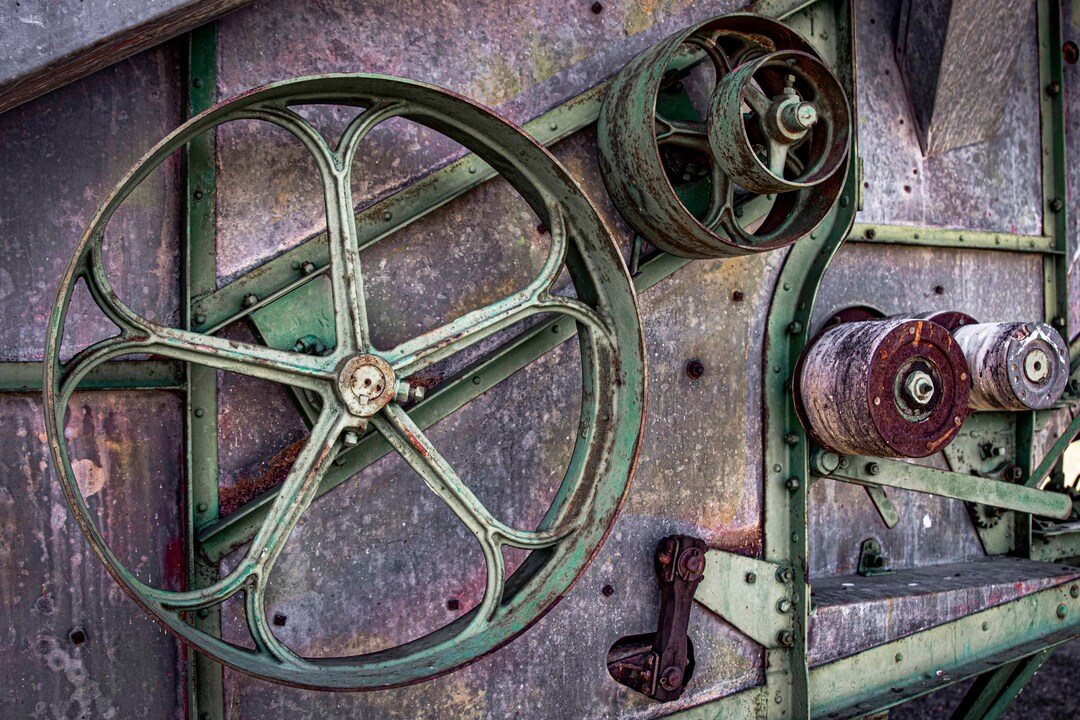Antique Farm Implement | Thresher | Mechanical Image | Photo Print ...