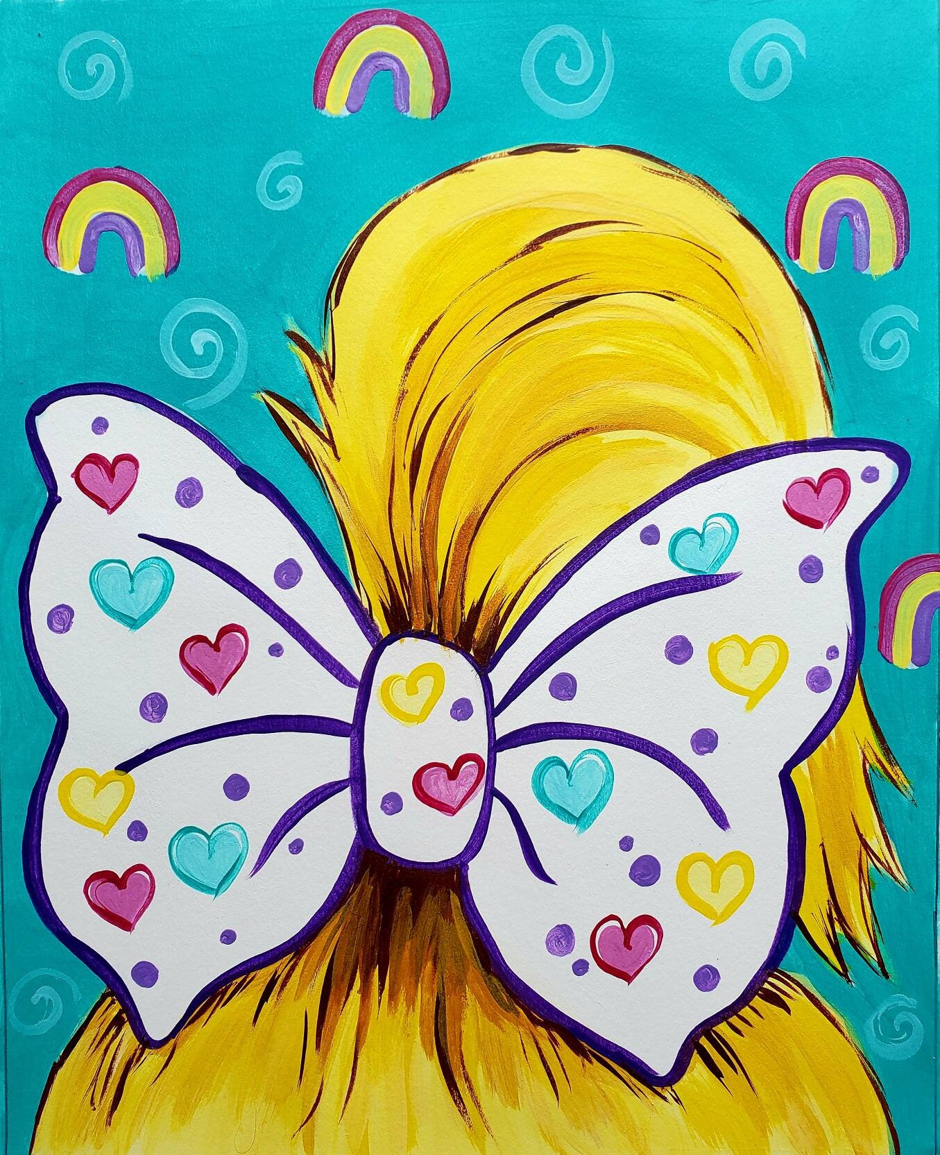 Bow DIY Paint Kit Kid's Art Project Things for Kids to | Etsy