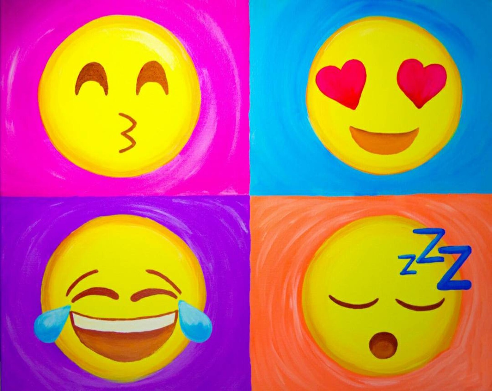 Emoji DIY Paint Kit Kid's Art Project Things for Kids to | Etsy