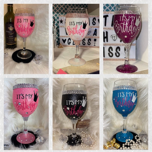Diva Wine Glass - Etsy