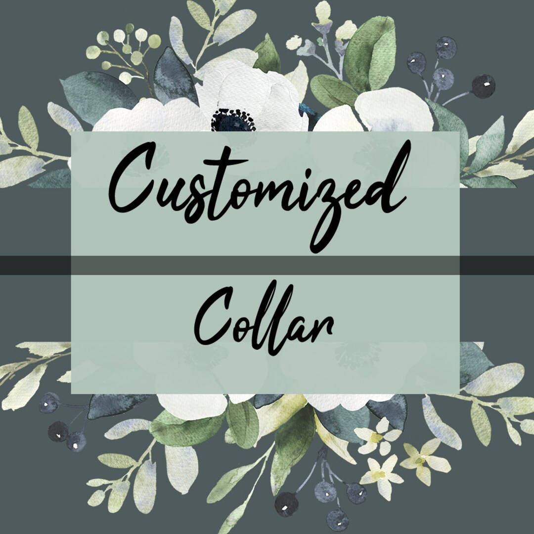 Customized Choker Kitten Play Collar Bdsm Choker Kink Etsy