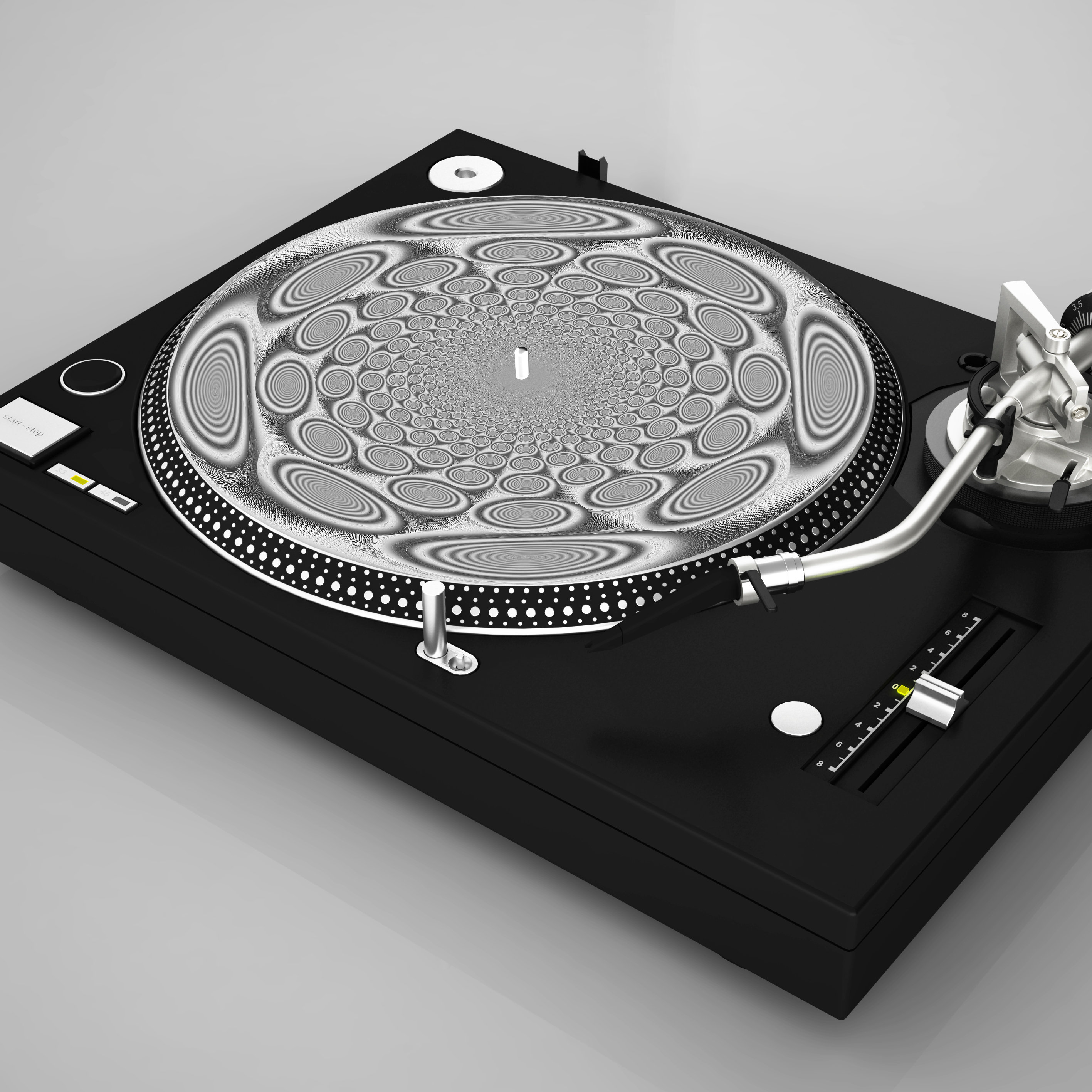 Vinyl Record Player Slipmat, Special Eye Art, DJ Turntable Mat - Etsy