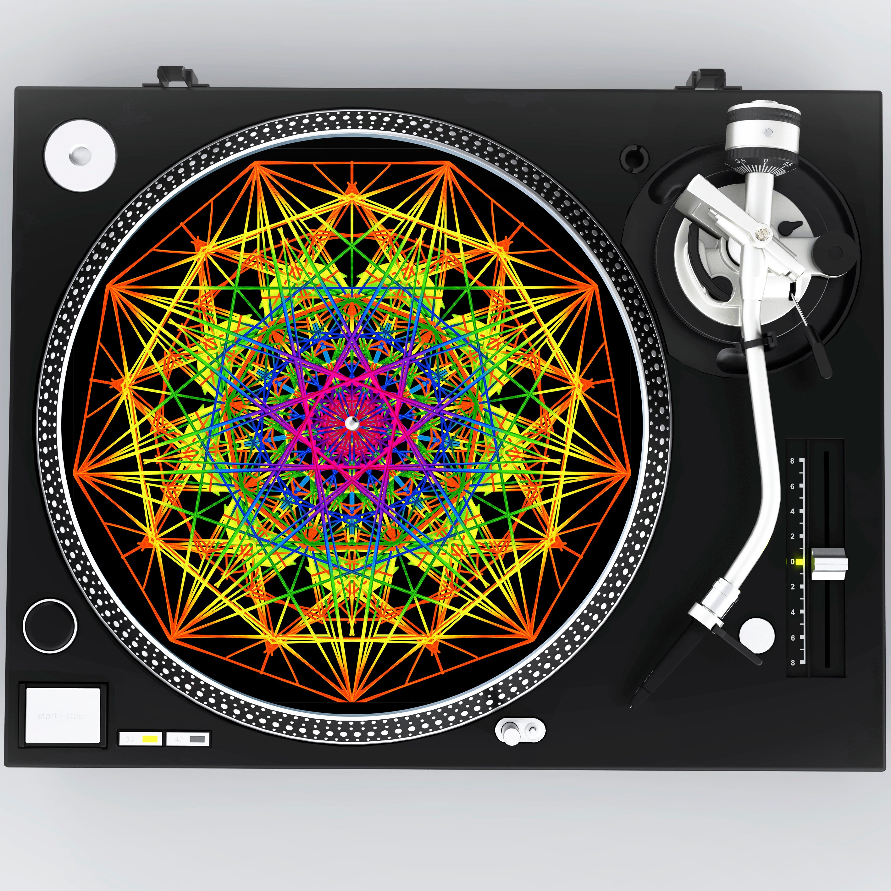 Rane Four 2PCS 7'' Slip Mats Ultra Thin For Rane Performer Controller ...