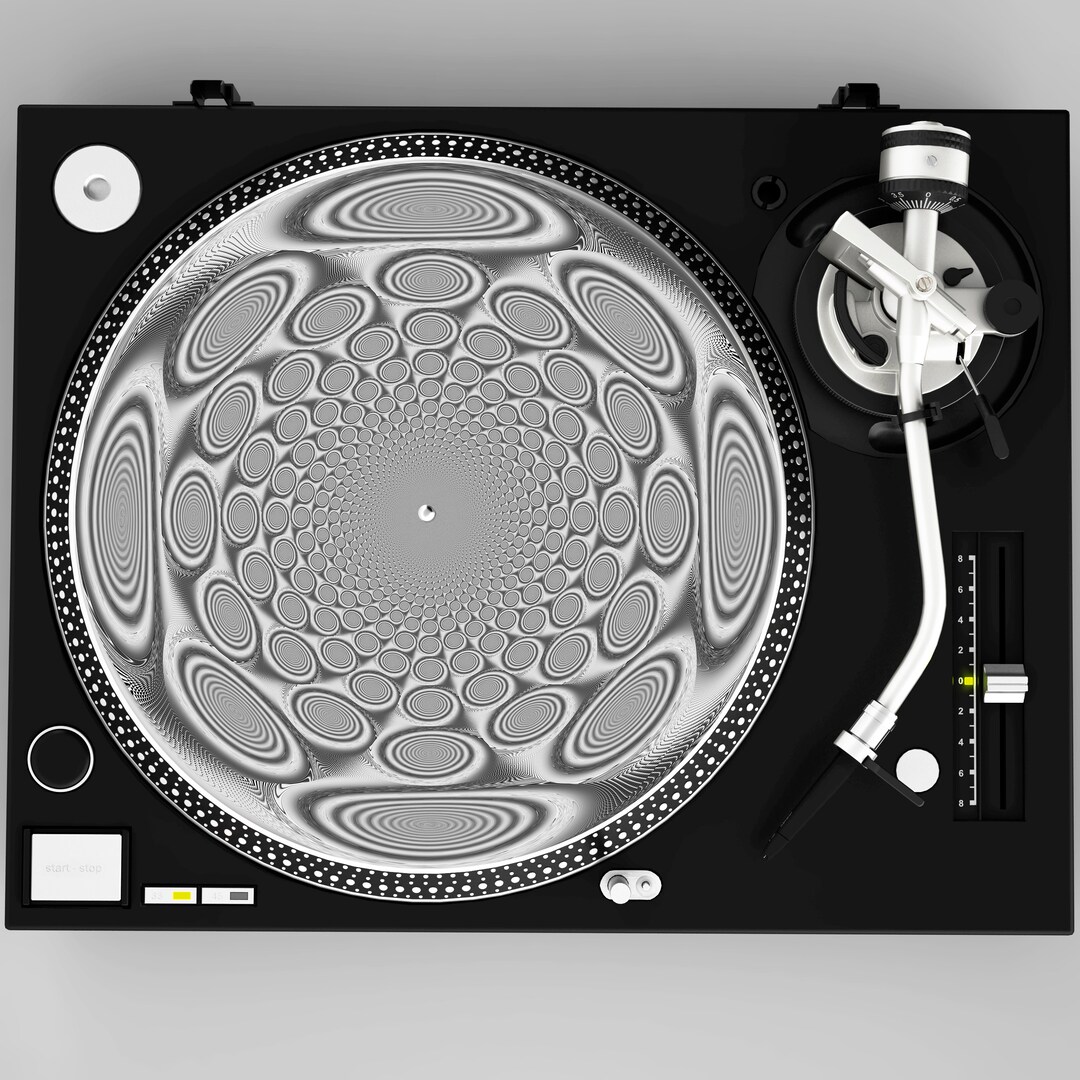 Vinyl Record Player Slipmat, Special Eye Art, DJ Turntable Mat - Etsy
