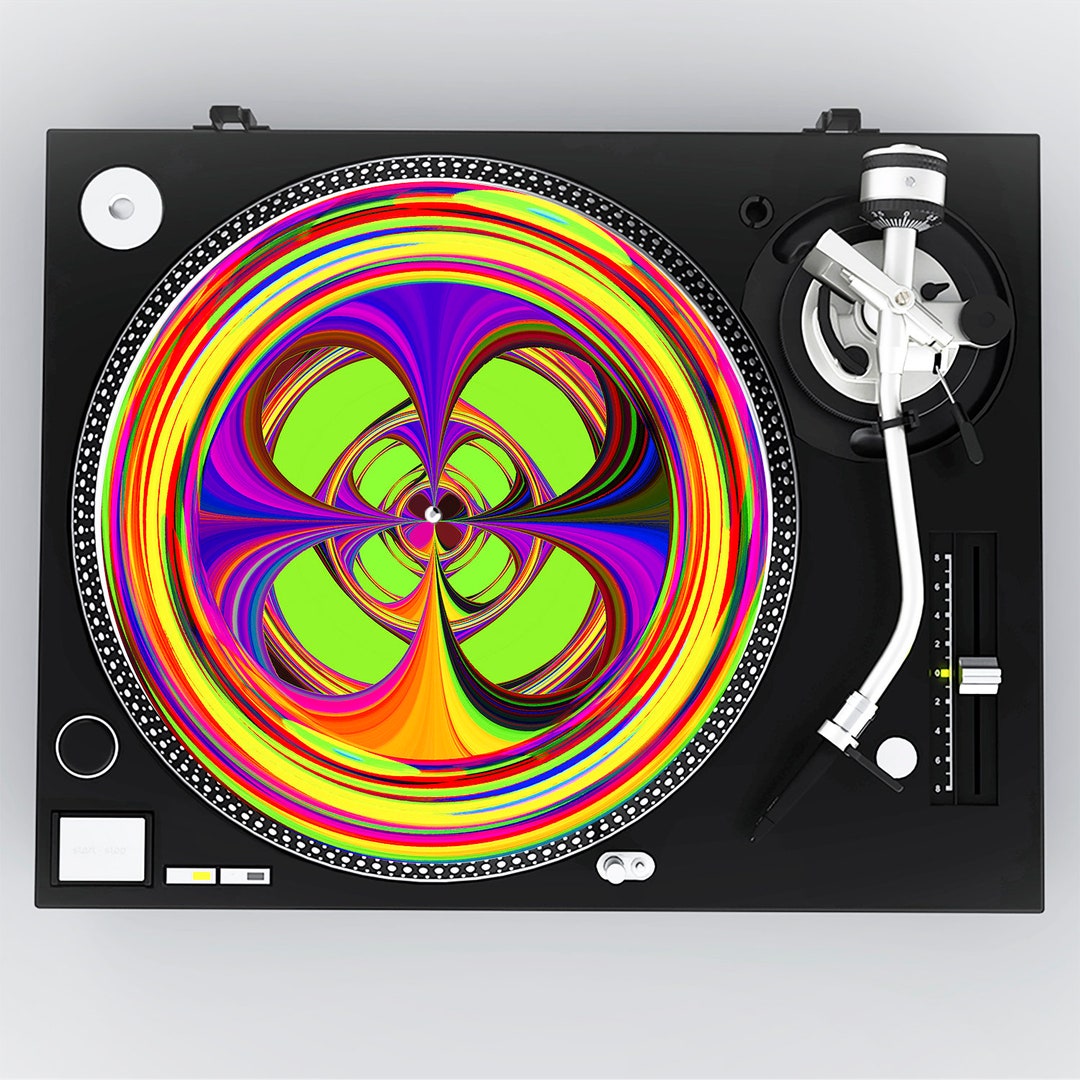 Vivid Art Turntable Slipmat, Vinyl Record Player Accessory - Etsy
