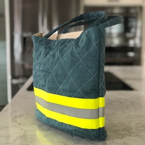 Firefighter Turnout Gear Handbags-repurposed Bunker Gear Purse ...