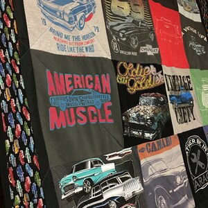 Classic Car or Truck T Shirt Quilt-custom Hot Rod Quilt-chevy Quilt ...