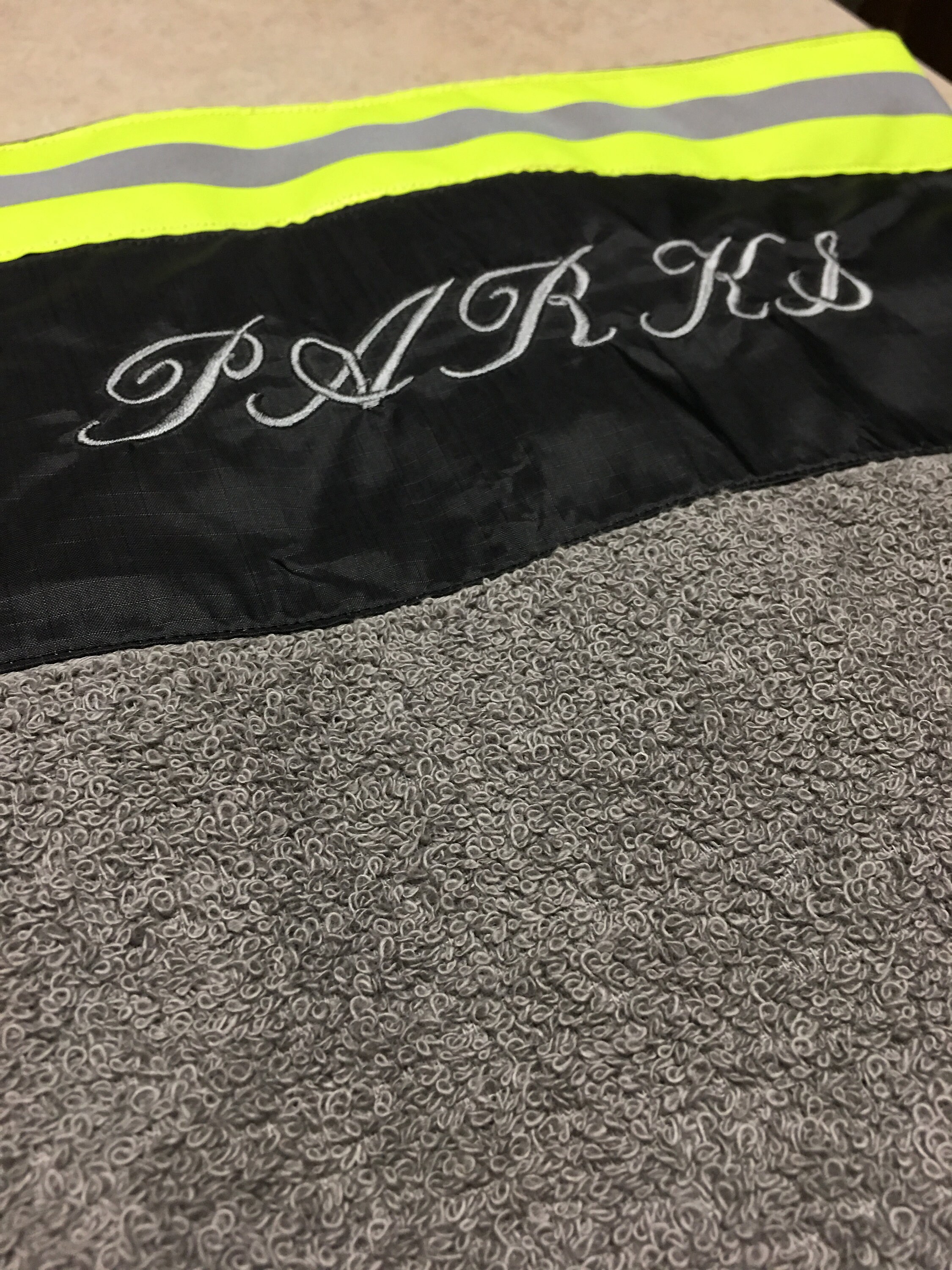 Firefighter Bath Towel-personalized Fire Station Bunker Gear Hangable ...