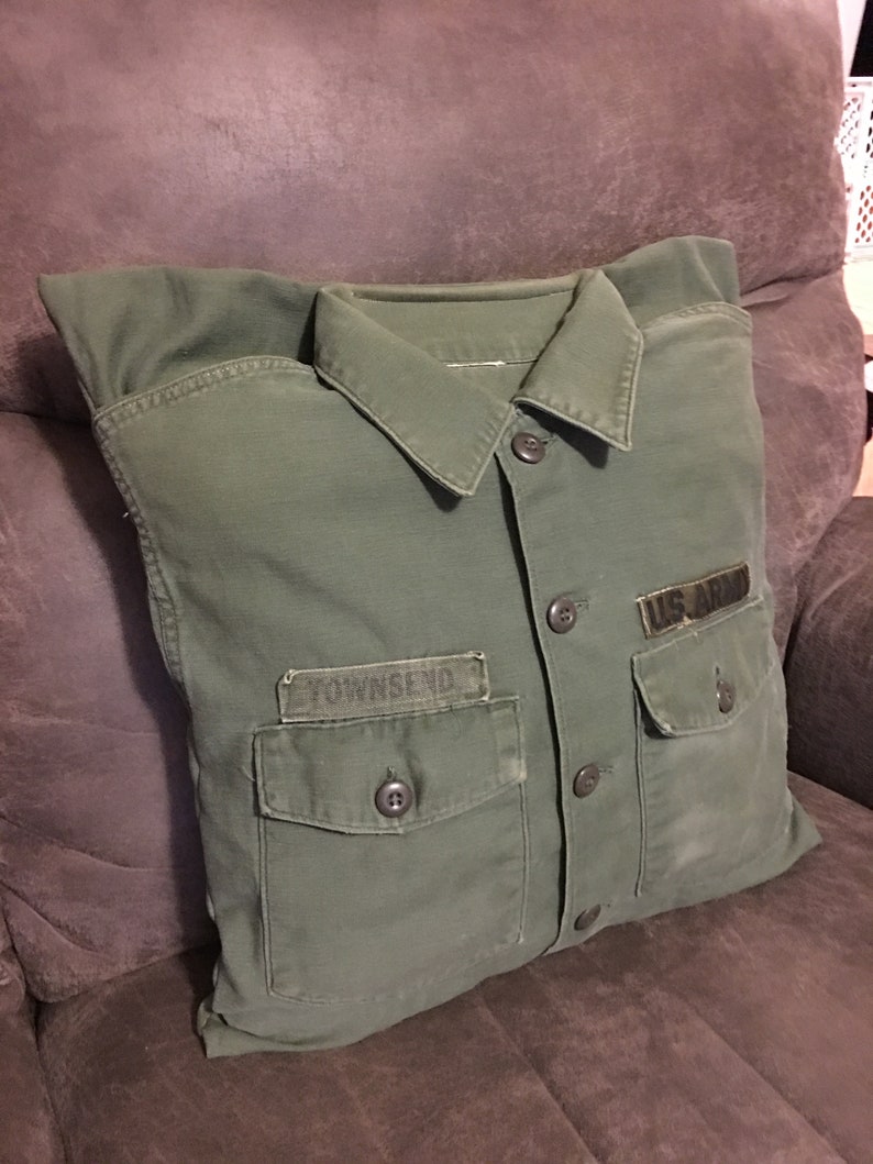Military Uniform Pillow With Collar-army-navy-airforce-marine-coast ...