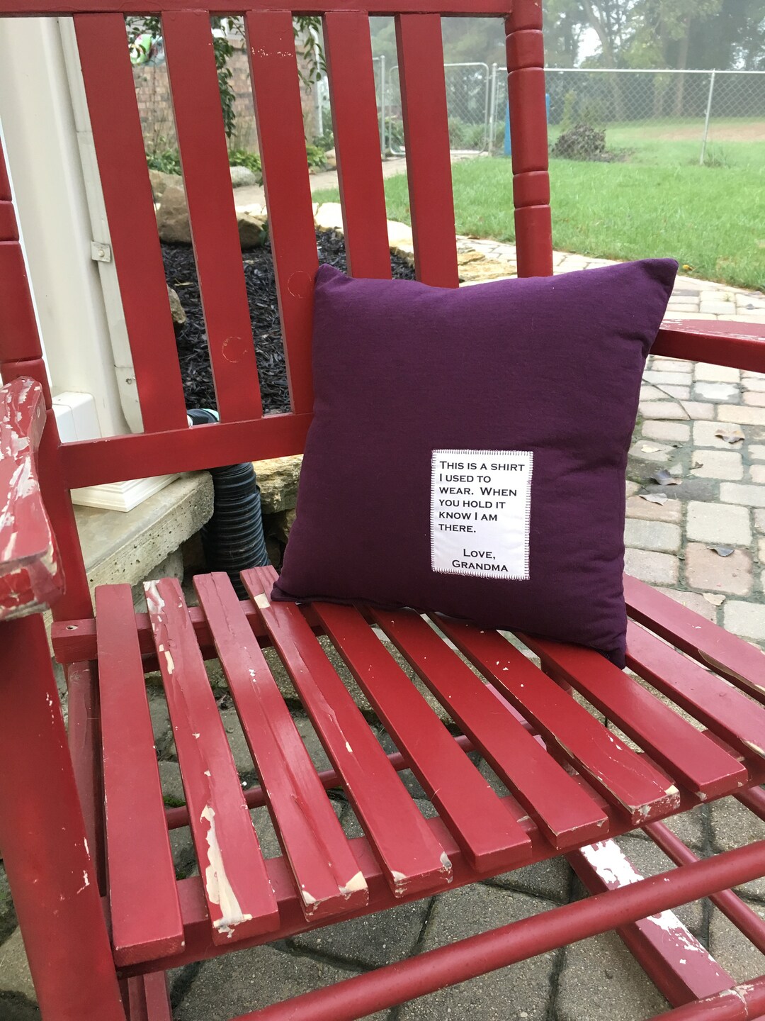 Custom Memory T-shirt Pillow-keepsake Pillow-bereavement Pillow-custom ...