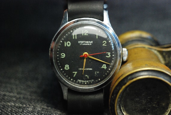 wrist watch Ultra rare ''sportivnie'' 1 MChZ KIROVA, … - Gem