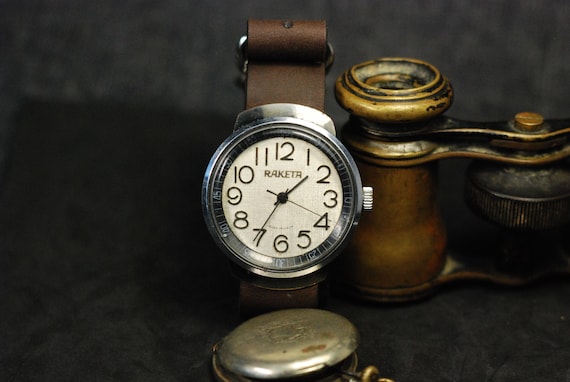 RARE! Raketa Vintage men's watch "ROCKET" . USSR wat… - Gem
