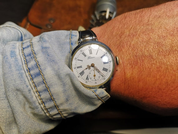 Rare chorology, Mens vintage swiss watch "Albert Peri… - Gem