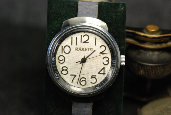 RARE! Raketa Vintage men's watch "ROCKET" . USSR wat… - Gem