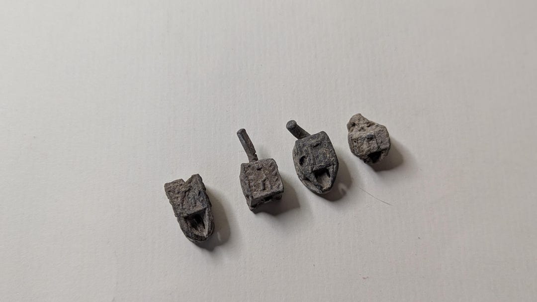 Judaica Jewish Dreidel OLD Pre Holocaust Europe, 19th 4 Pc - Etsy