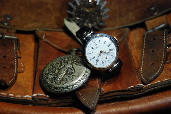 Rare chorology, Mens vintage swiss watch "Albert Peri… - Gem