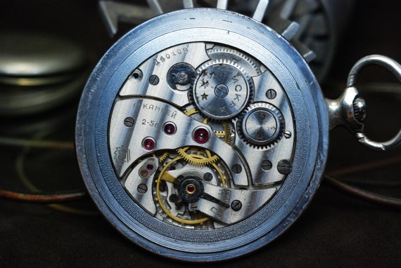 ussr watch " iskra " 1950 s soviet watch Men's pocke… - Gem