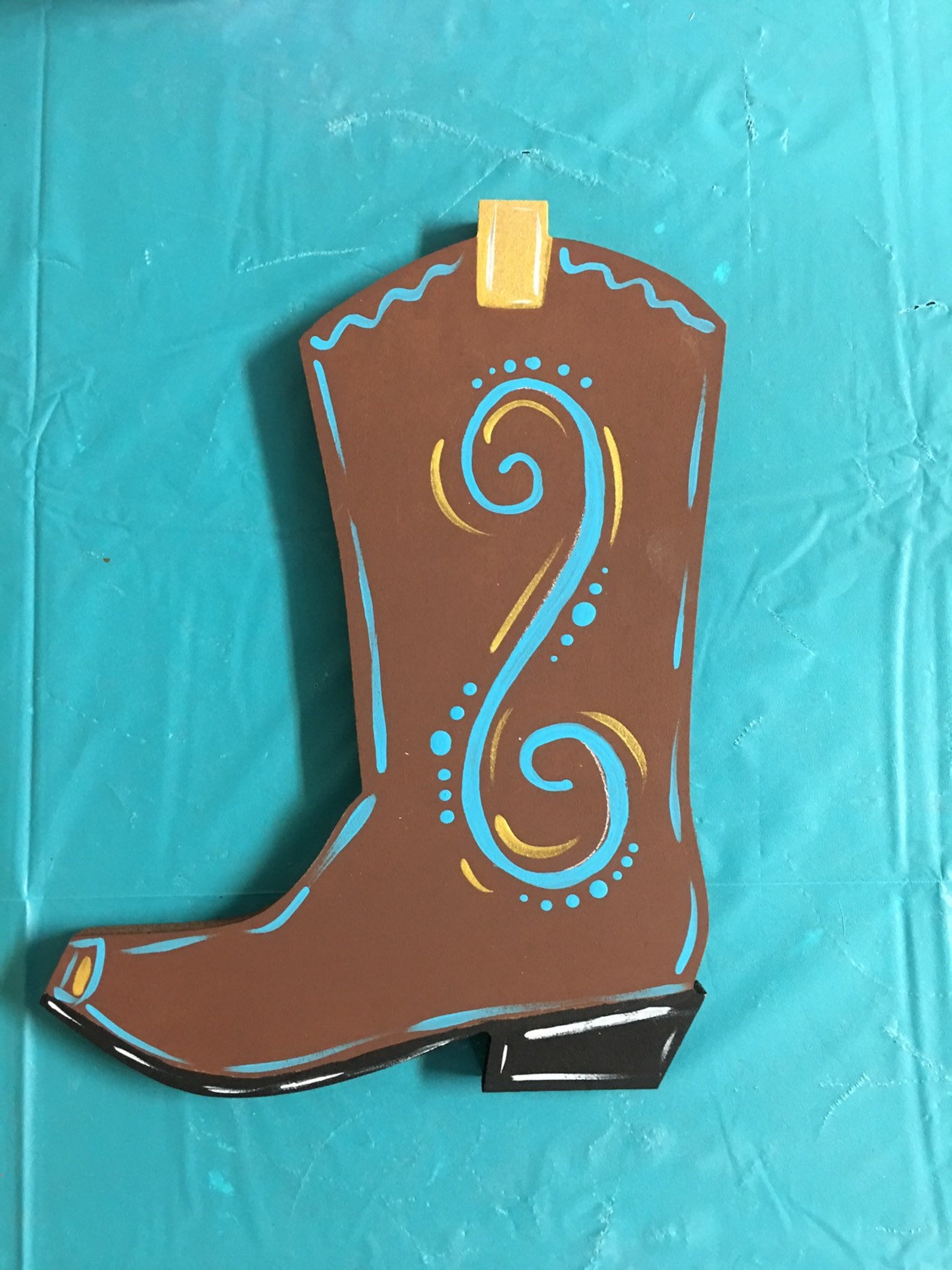 Cowboy Boot Christmas Ornament or Table Decor Christmas - Etsy