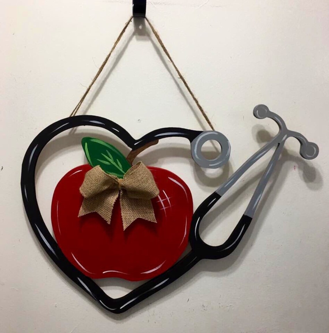 Nurse Door Hanger Personalized Door Hanger Monogram Door - Etsy