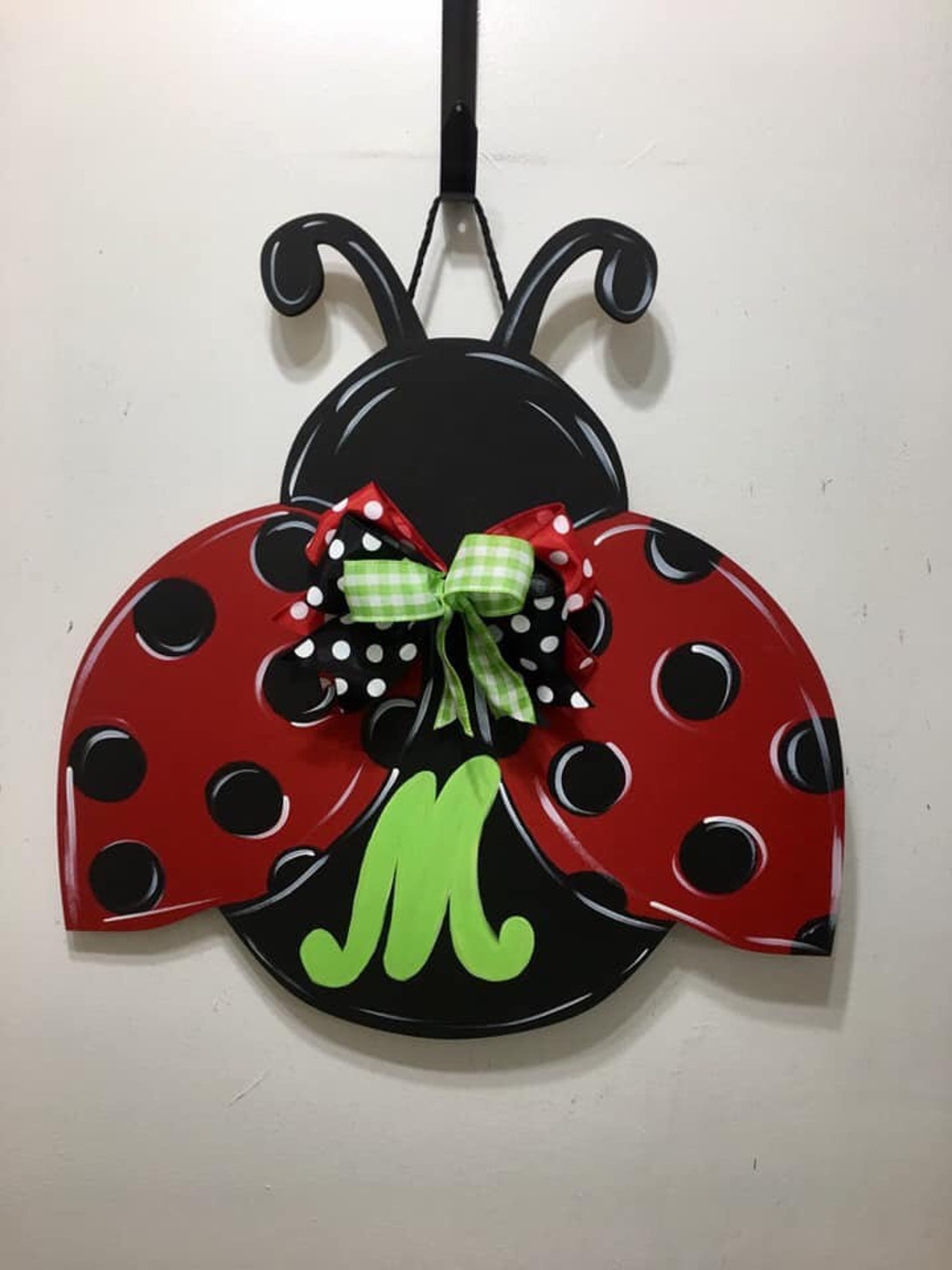Lady Bug Door Hanger Spring Decor Summer Decor Home Decor - Etsy