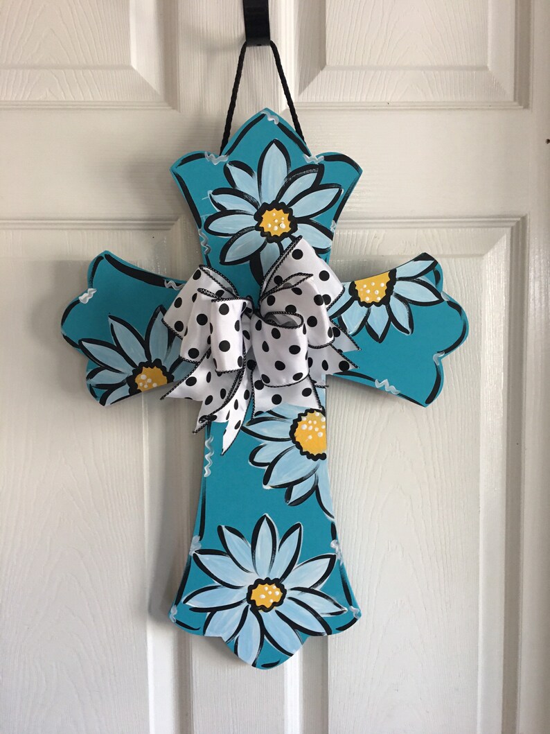 Cross Door Hanger Easter Decorations Biblical Door Hanger - Etsy