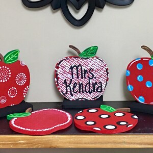 Apple, Teacher Name Plate, Teacher Gift, School Decor, Educators ...