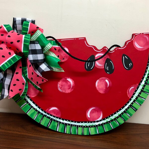 Watermelon Door Hanger - Etsy