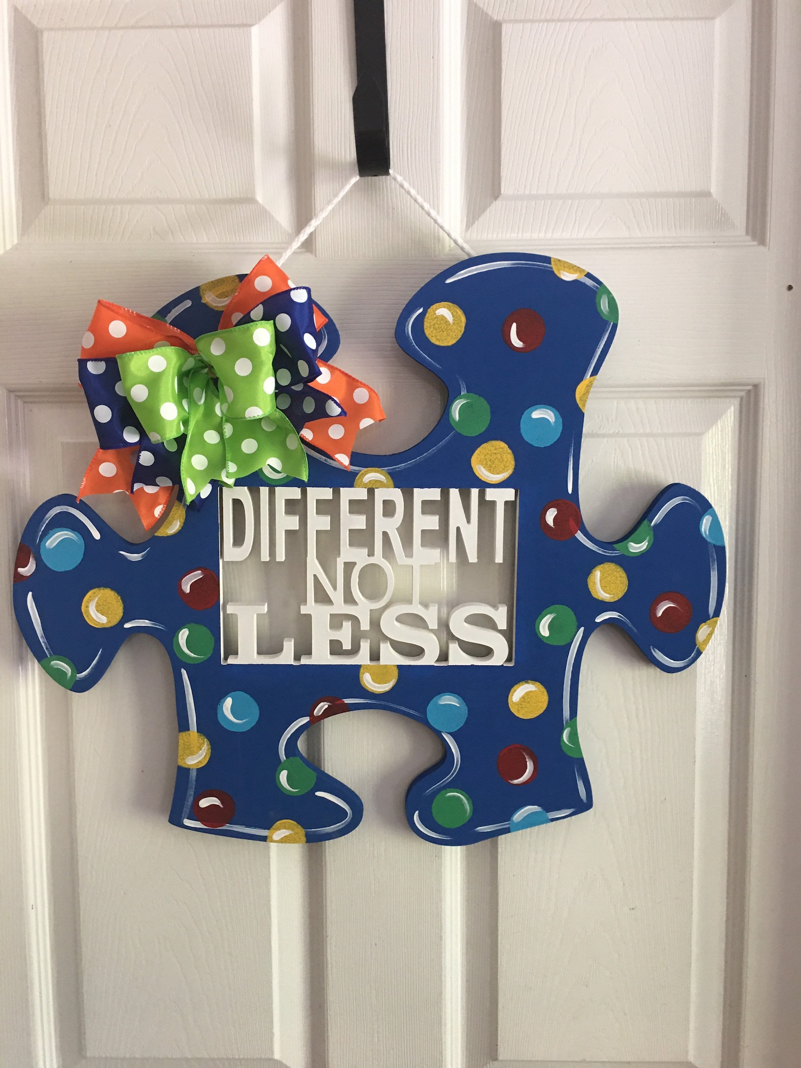 Autism Sign Door Hanger Wall Decor Personalized Gifts - Etsy