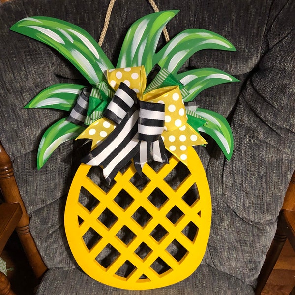 Pineapple Door Decor - Etsy