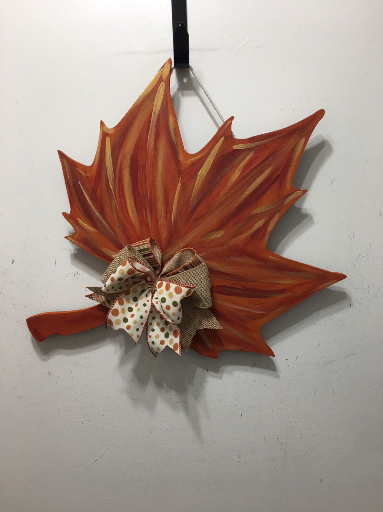 Maple Leaf Door Hanger Leaf Signs Tree Decor Home Decor | Etsy