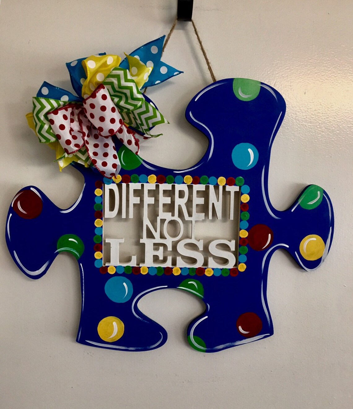 Autism Sign Door Hanger Wall Decor Personalized Gifts - Etsy