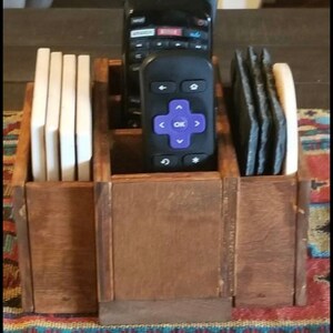 Vertical Remote and Coaster Storage! - Etsy