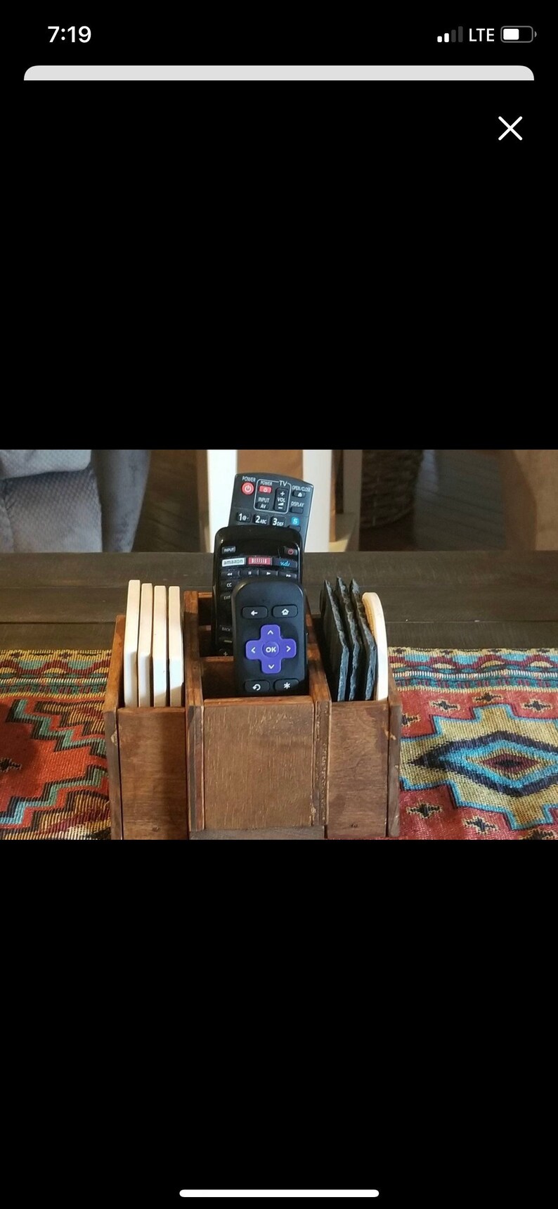 Vertical Remote and Coaster Storage - Etsy