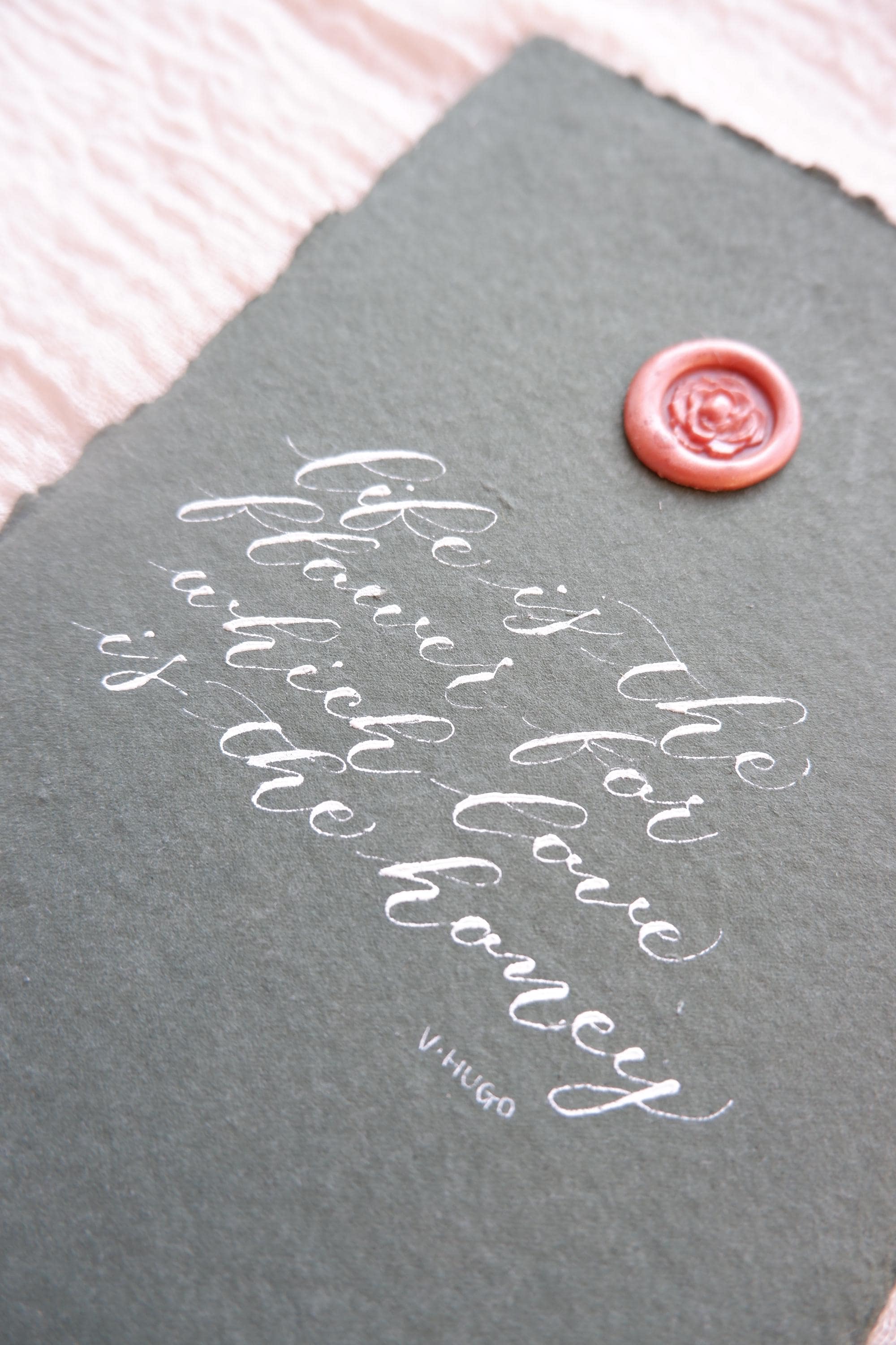 Personalised Calligraphy Quote / Handwritten Quotes Poems / Calligraphy ...
