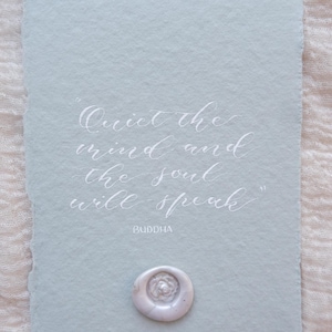Personalised Calligraphy Quote / Handwritten Quotes Poems / Calligraphy ...