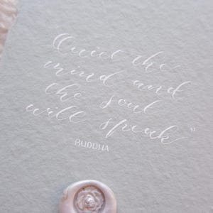 Personalised Calligraphy Quote / Handwritten Quotes Poems / Calligraphy ...