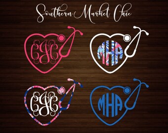 Nurse monogram | Etsy