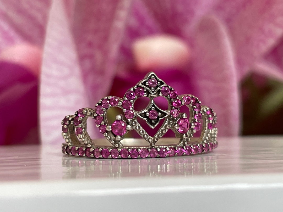 Crown Ring,ruby Crown Ring,queen Crown Ring,princess Crown Ring,tiara ...