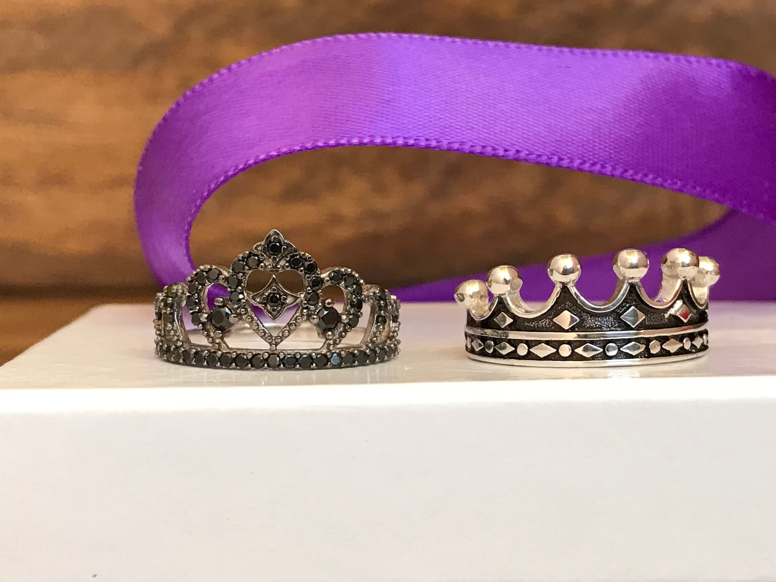 Crown Ringsilver Crown Ringqueen Ringking Ringcrown Ring - Etsy