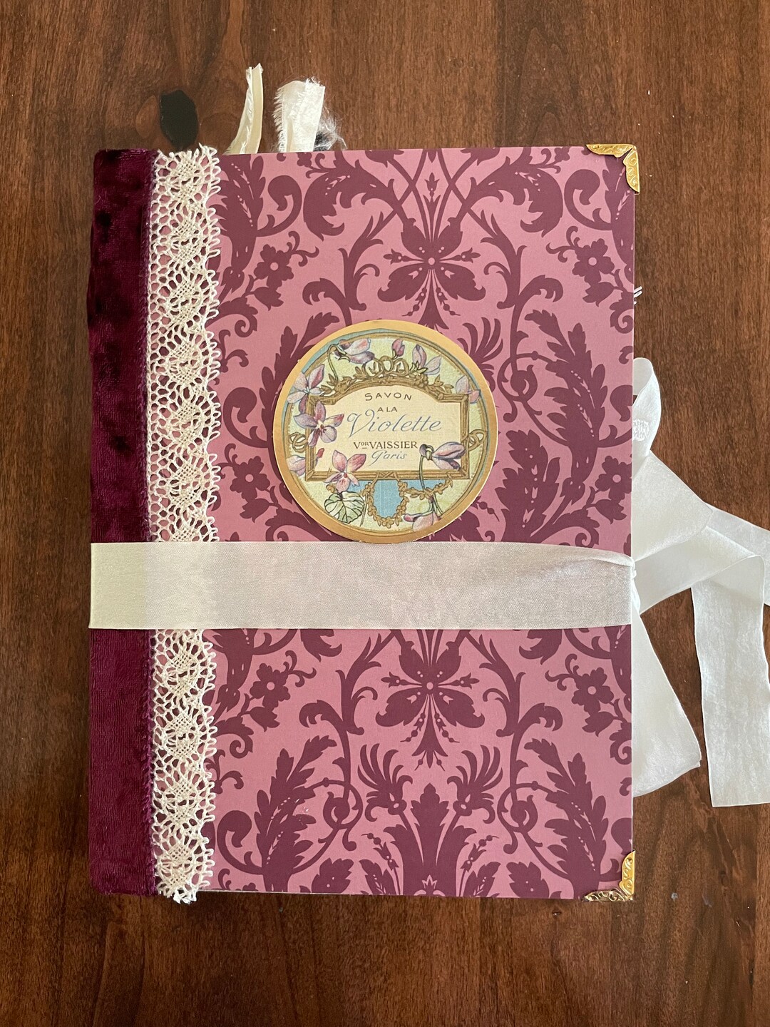 Vintage Violet Junk Journal - Etsy