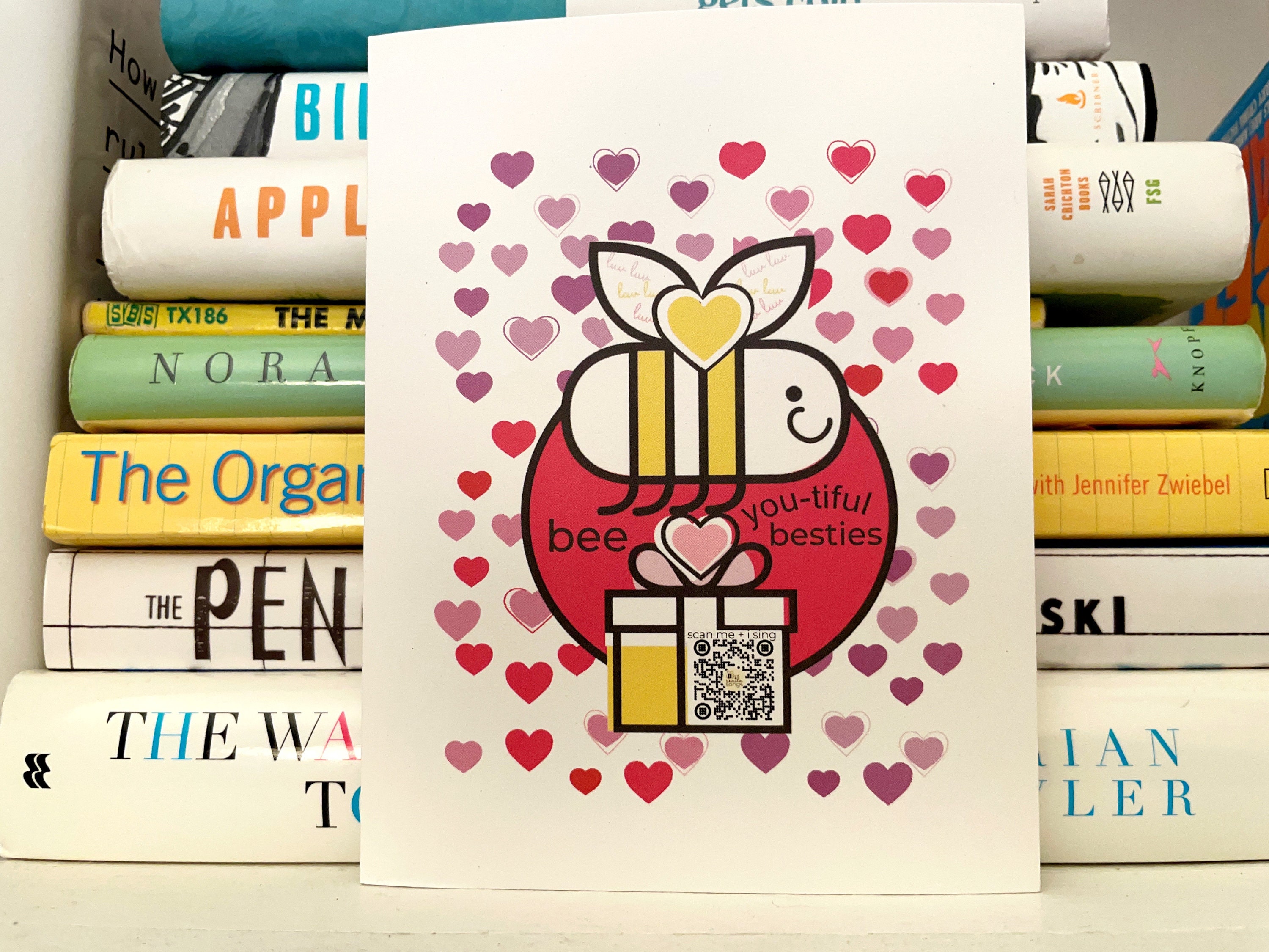 Bee My Honey Valentines Day QR Code Card Singing Valentine QR Code Gift ...