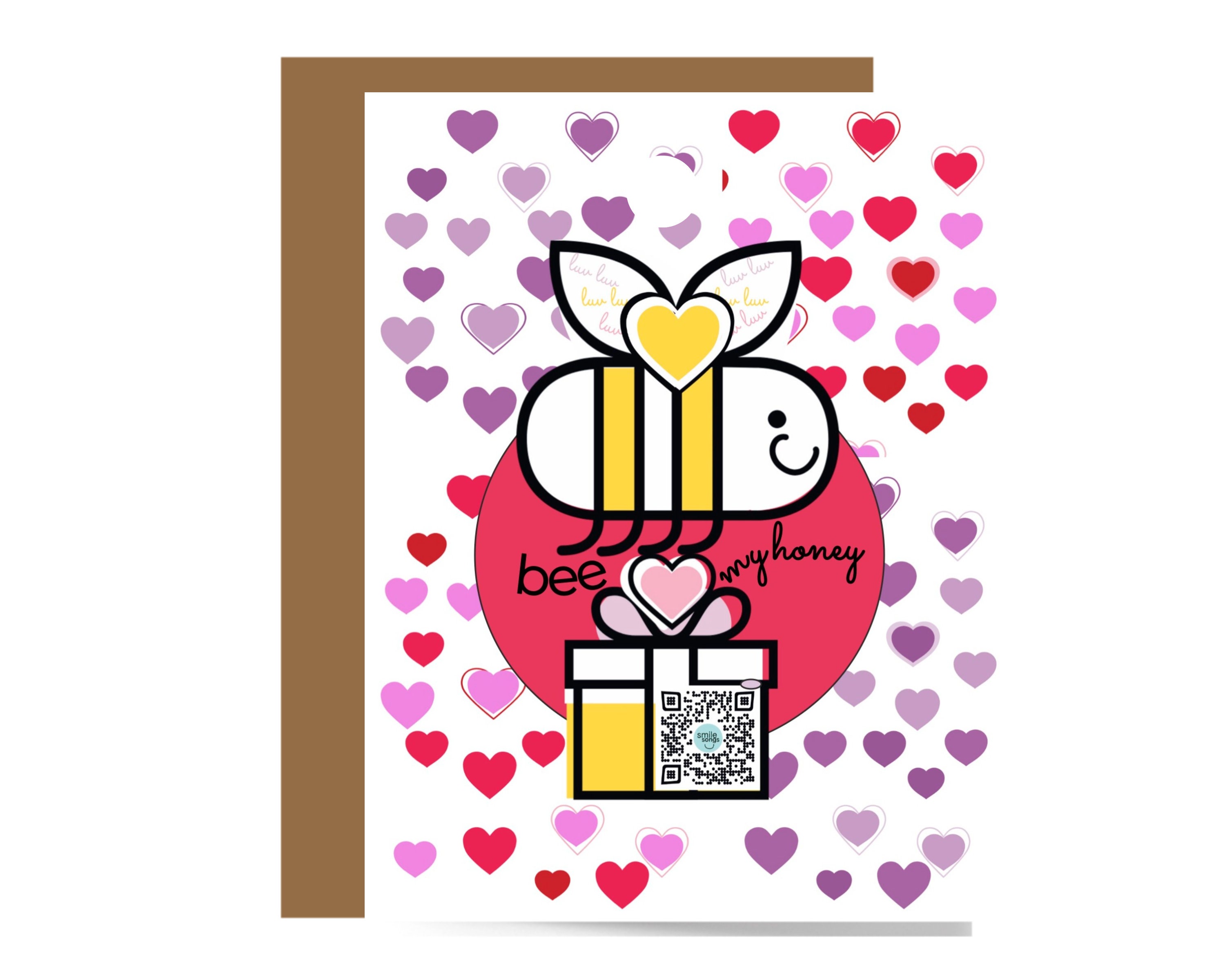 Beeyoutiful Besties QR Code Card - QR Code Card - Best Friend Card ...