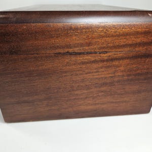 Large Vtg Cigar Humidor Wood Box, Two Tier, Brass Hardware // 14 X 9.5 ...