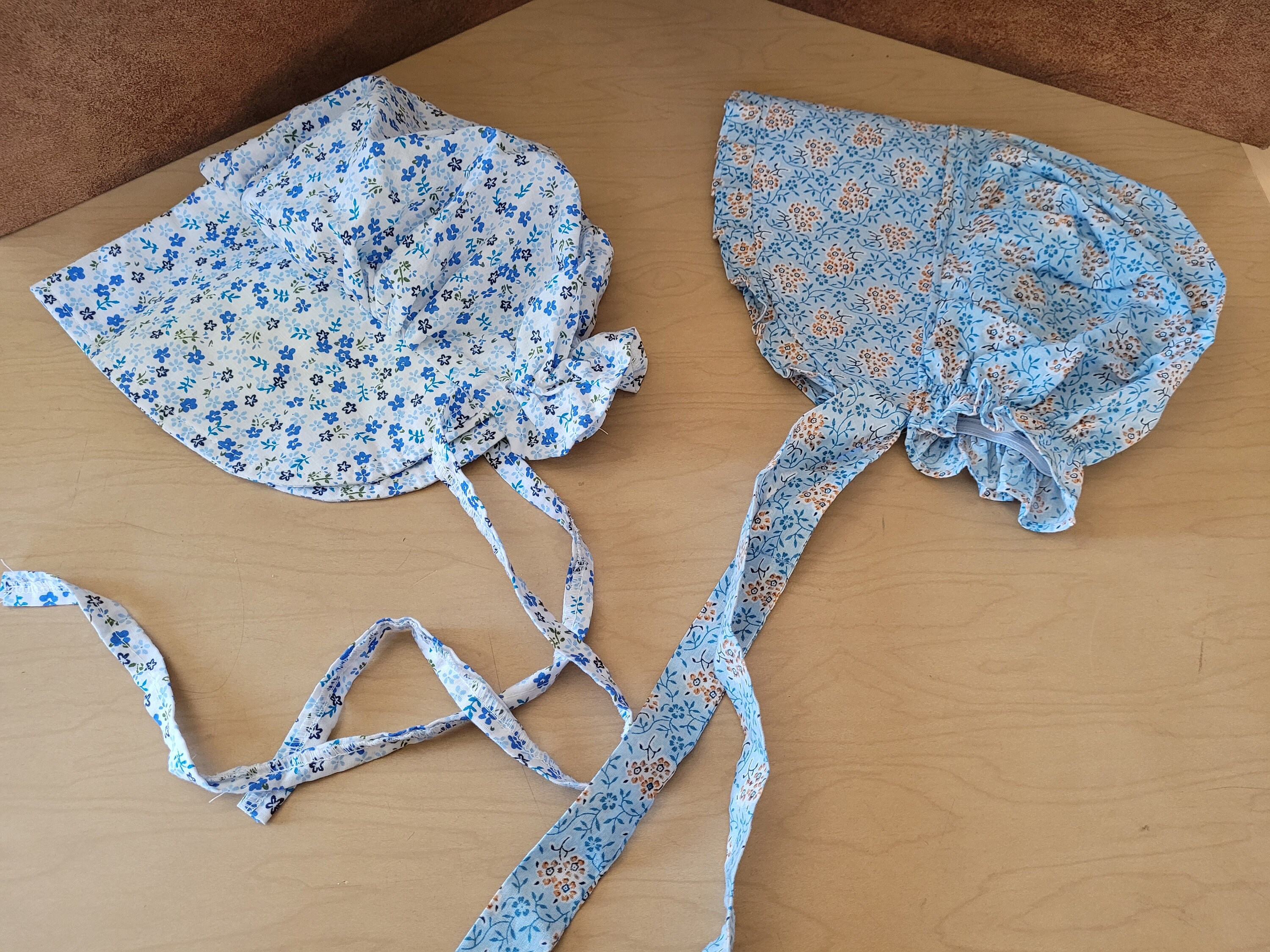 Unused Flowered Cotton Pilgrim Bonnet Child Size // 2 Choices - Etsy UK