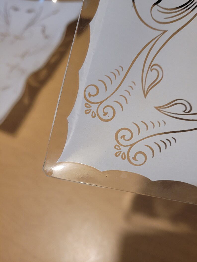 Vintage Square Glass Ceiling Light Fixture Cover 2 Choices // - Etsy